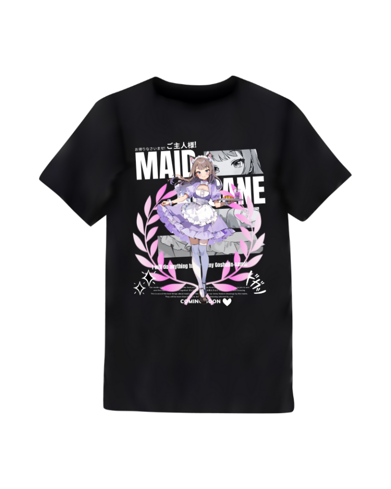 Shisui Michiru Phase Connect x Arcane Maid Cafe VTuber Shirt – Arcane ...