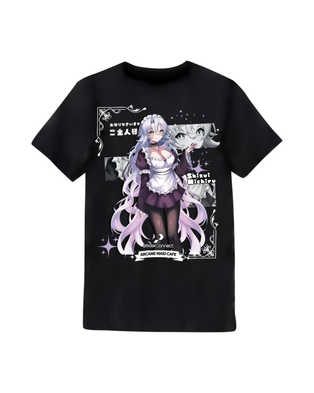 Shisui Michiru Phase Connect x Arcane Maid Cafe VTuber Shirt – Arcane ...