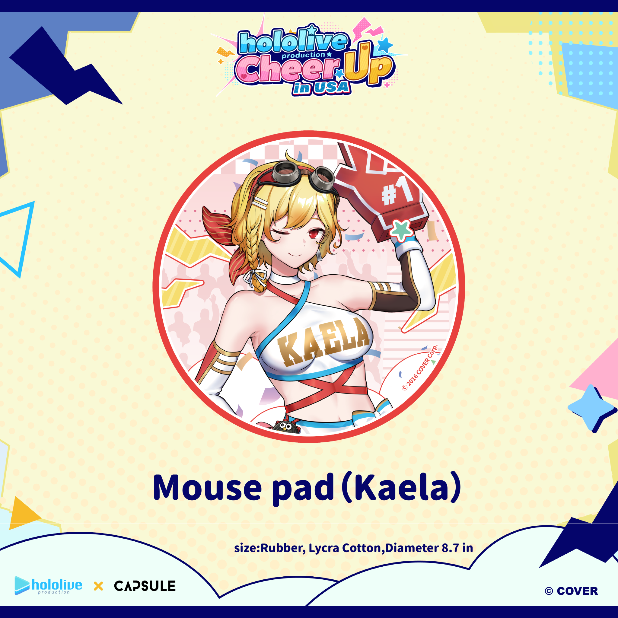 hololive Kaela Kovalskia Mouse Pad – Arcane Maid Cafe